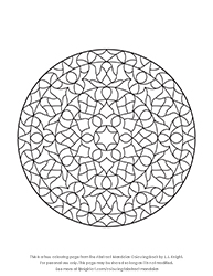 Free Colouring Pages | L.J. Knight Art